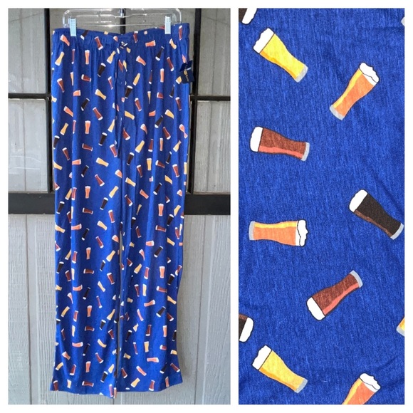 Club Room | Pants | Club Room Beer Themed Sleeplounge Pants Royal Blue ...